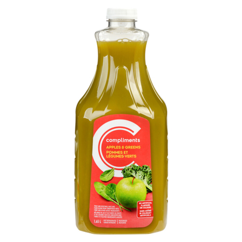 Compliments Juice Apples & Greens 1.65 L - Voilà Online Groceries & Offers