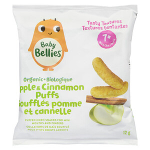 Every Bite Counts Organic Baby Food Corn Puffs Apple Cinnamon 12 g ...