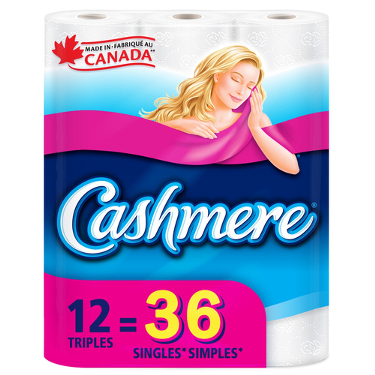 Cashmere Toilet Paper 2-Ply 12 Triple Rolls x 363 Sheets - Voilà Online ...