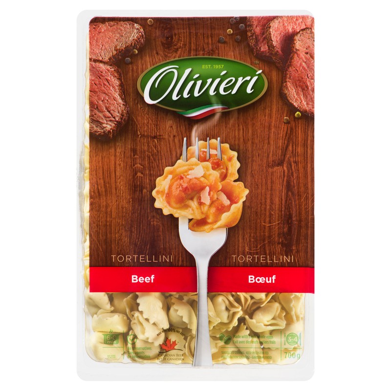 Olivieri Beef Tortelini 700 g - Voilà Online Groceries & Offers