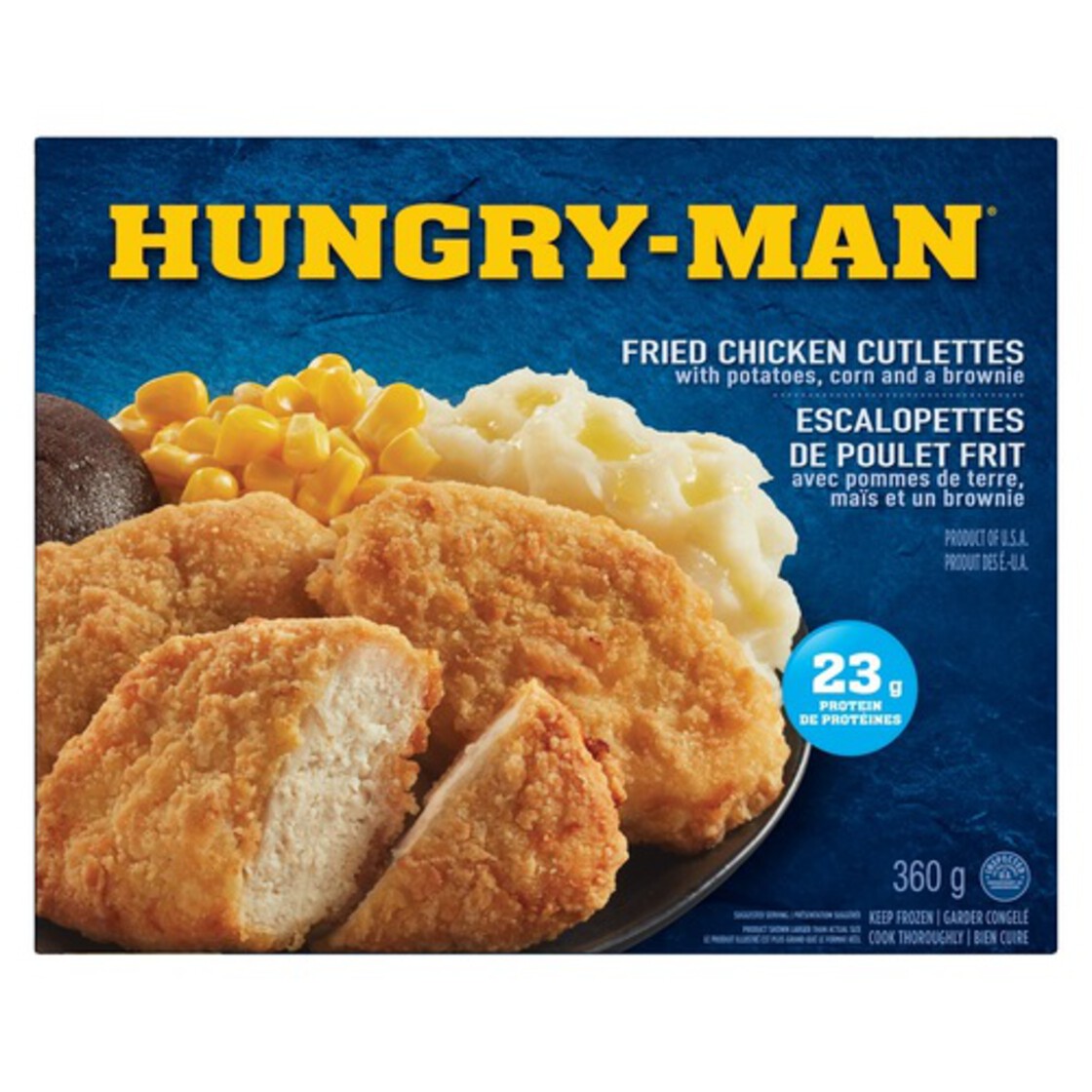 Hungry Man Frozen Entrée Fried Chicken 360 g - Voilà Online Groceries ...