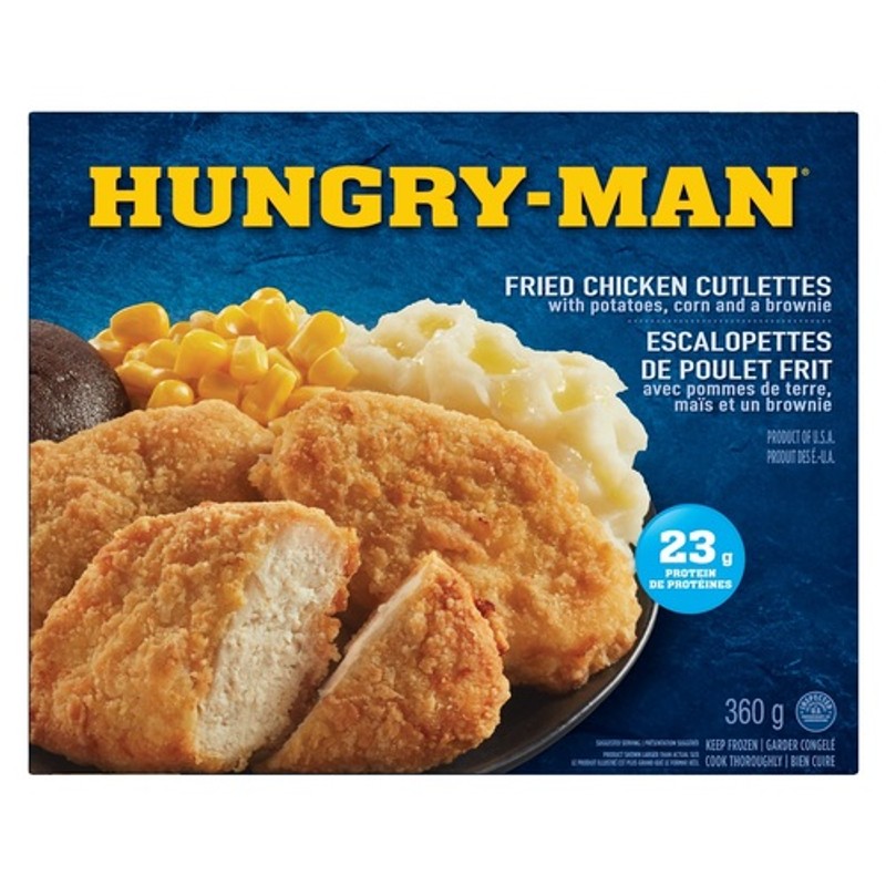 Hungry Man Frozen Entrée Fried Chicken 360 g - Voilà Online Groceries ...