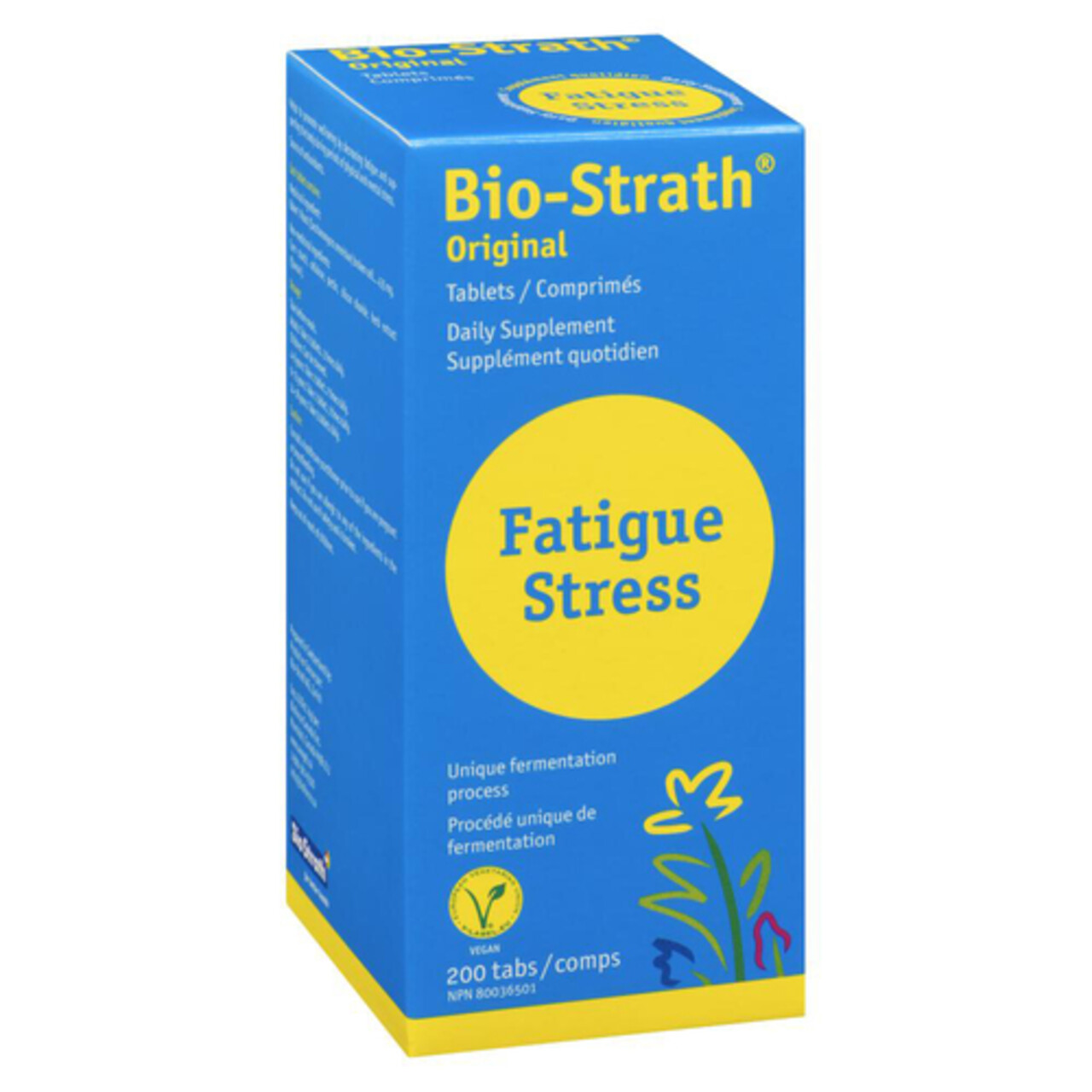 Bio-Strath Daily Supplement Tablets Fatigue Stress Original 200 Count ...