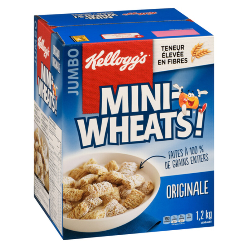 Kellogg's Cereal Mini-Wheats Jumbo 1.2 kg - Voilà Online Groceries & Offers