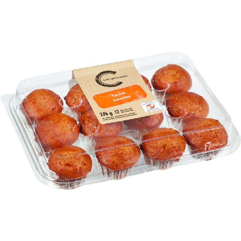 Compliments Mini Muffins Carrot 12 x 23 g (frozen) - Voilà Online ...