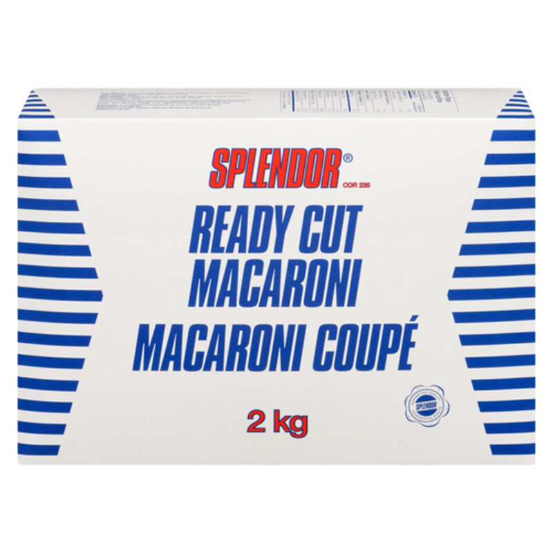 Splendor Pasta Ready Cut Macaroni 2 kg - Voilà Online Groceries & Offers