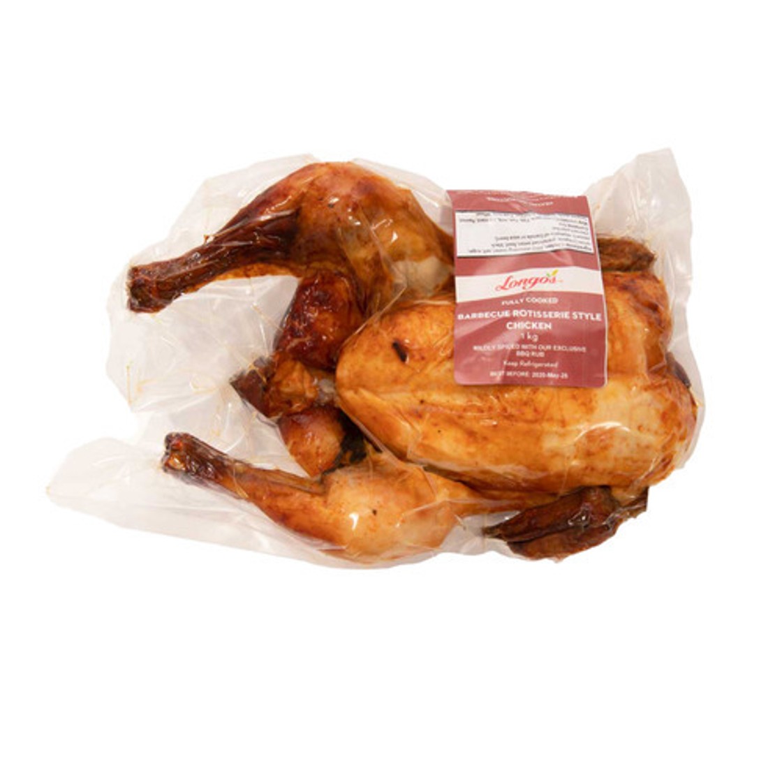 Longo's Rotisserie Chicken BBQ Fully Cooked 1 kg - Voilà Online ...