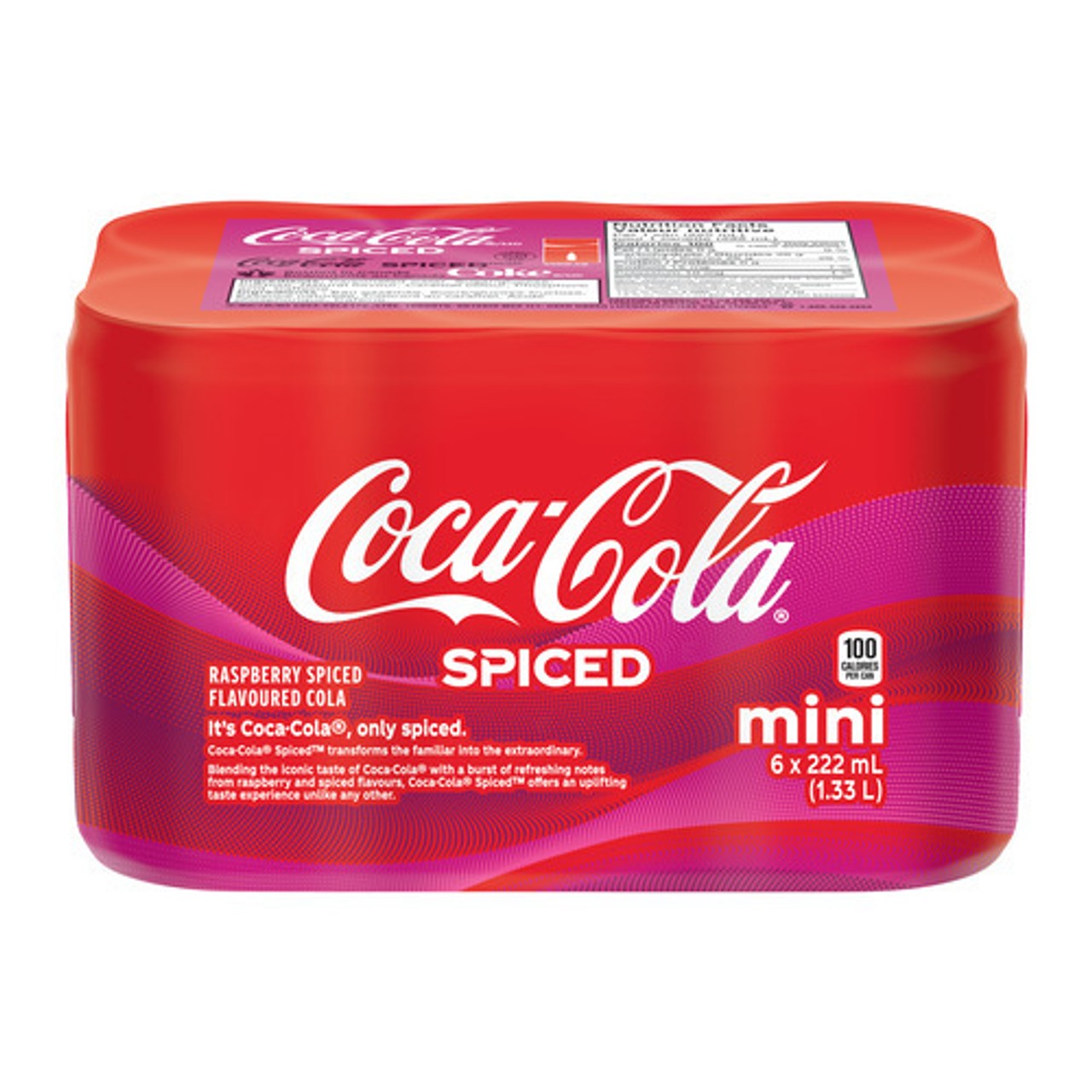 Coca-Cola Soft Drink Spiced Mini 6 x 222 ml (cans) - Voilà Online ...
