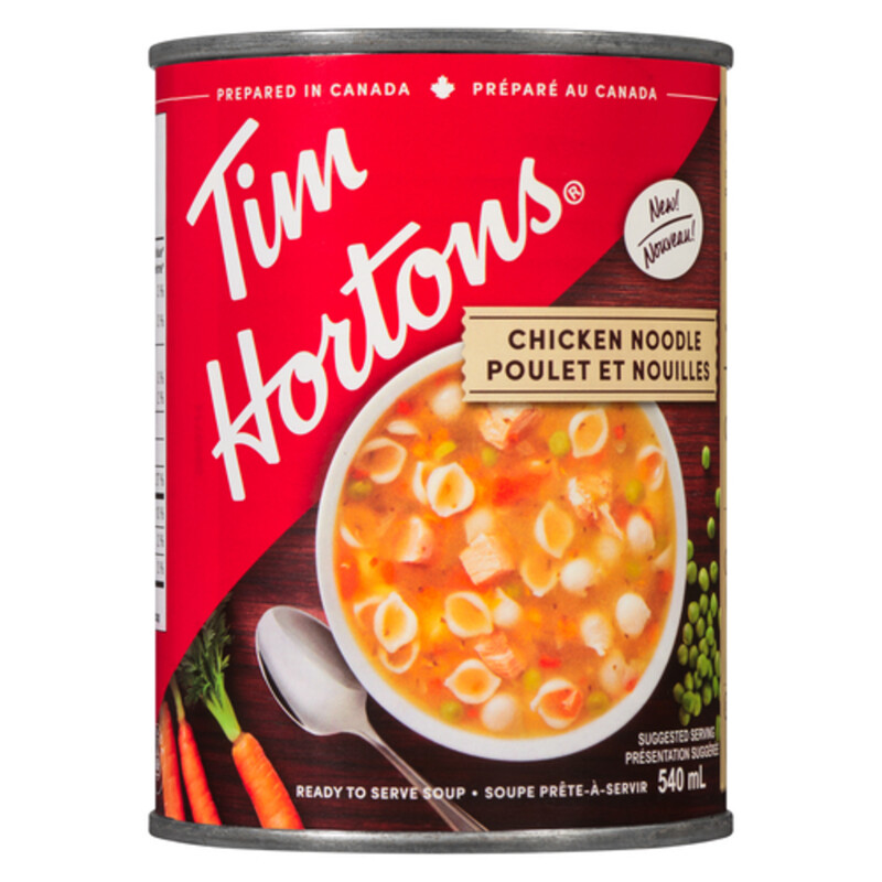 Tim Hortons Soup Chicken Noodle 540 ml - Voilà Online Groceries & Offers