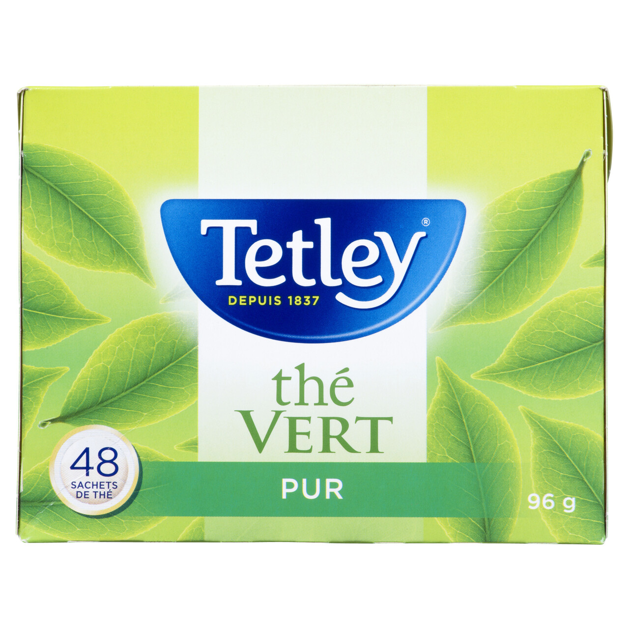 Tetley Pure Green Tea 48 Tea Bags - Voilà Online Groceries & Offers