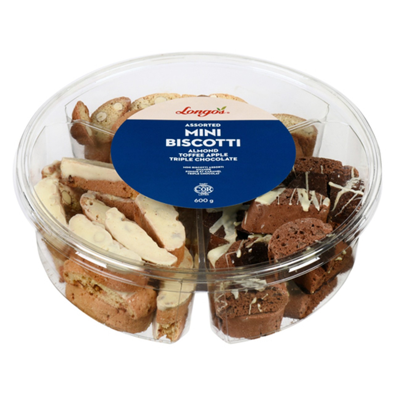 Longo's Mini Biscotti Assorted 600 g - Voilà Online Groceries & Offers