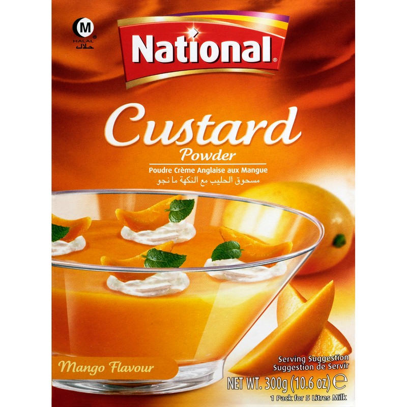 National Custard Powder Mango 300 g - Voilà Online Groceries & Offers