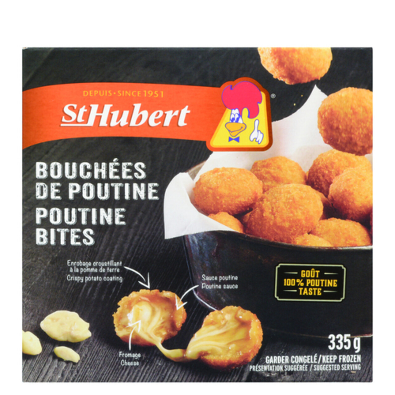 St-Hubert Frozen Poutine Bites 335 g - Voilà Online Groceries & Offers