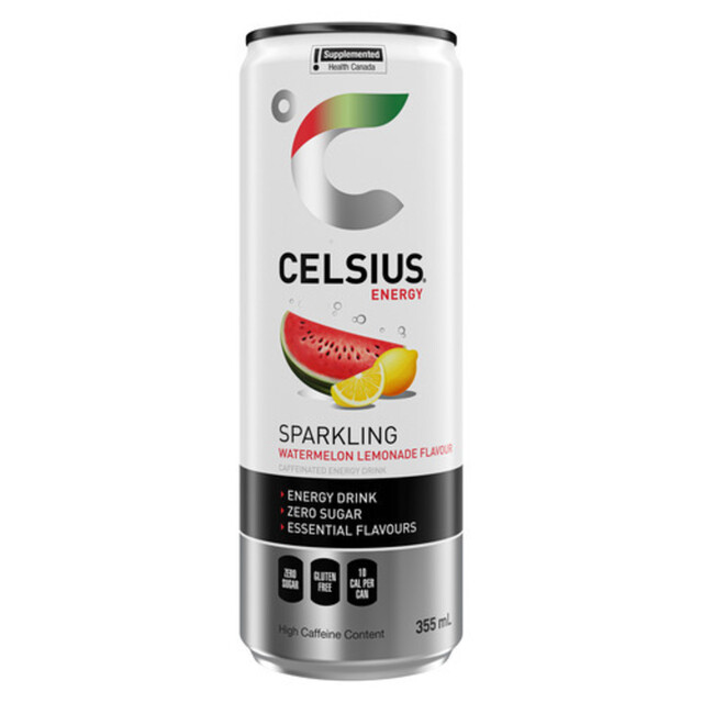 Celsius Energy Drink Sparkling Watermelon Lemonade 355 ml (can) - Voilà ...