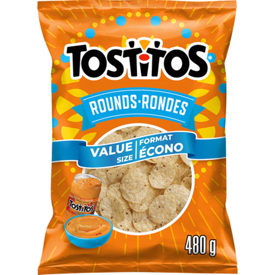 Tostitos Tortilla Chips Rounds 480 g - Voilà Online Groceries & Offers