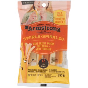 Armstrong Swirl Cheese Mozzarella & Yellow Cheddar 283 g - Voilà Online ...