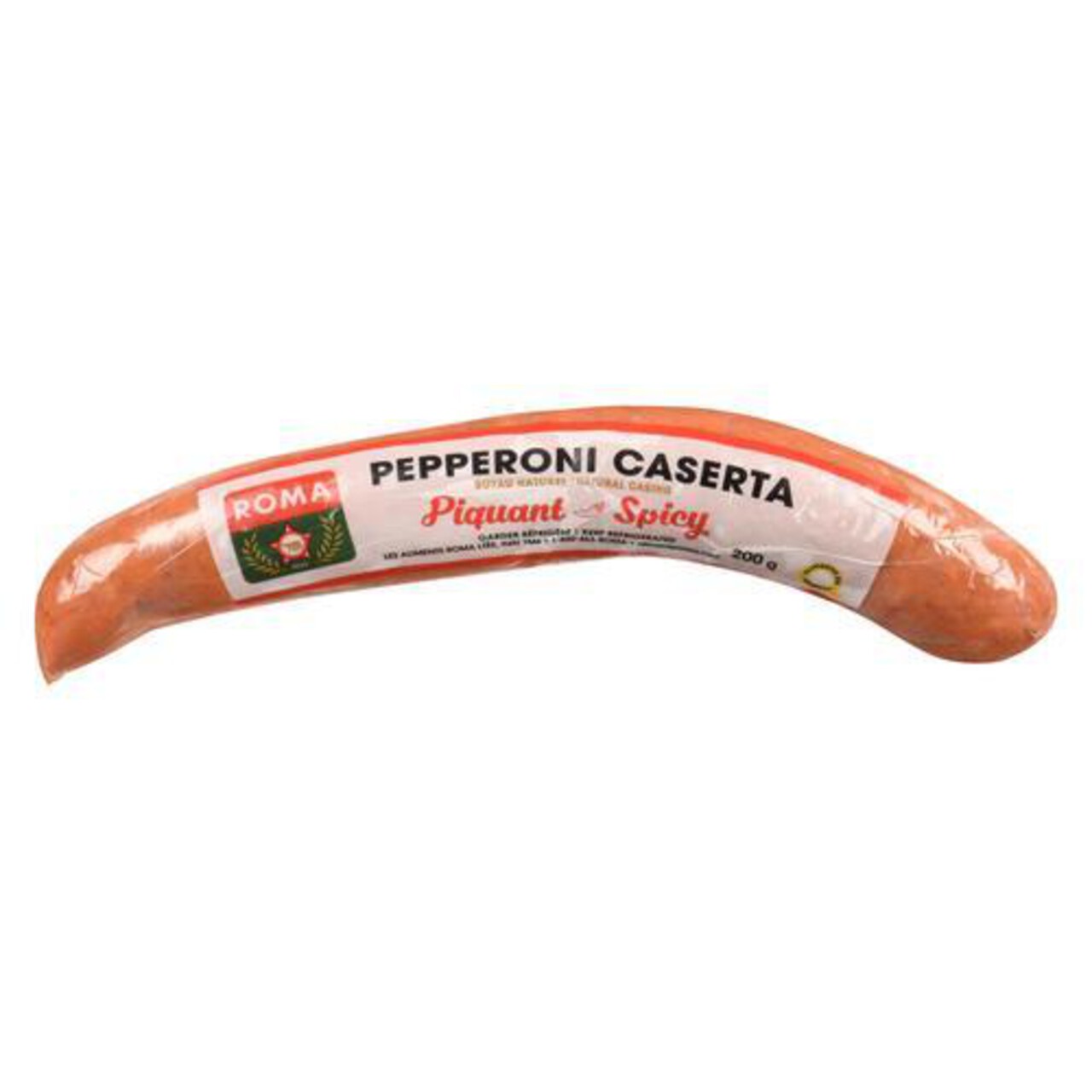 Roma Pepperoni Caserta Vacuum Spicy 200 g - Voilà Online Groceries & Offers