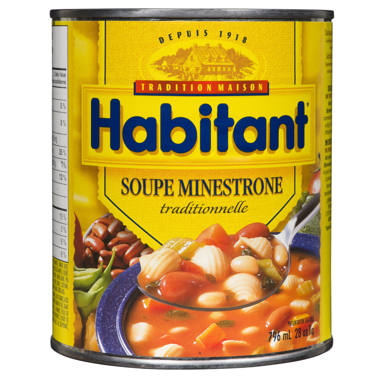 Habitant Soup Traditional Minestrone 796 ml - Voilà Online Groceries ...