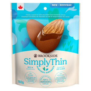 Brookside Simply Thin Milk Chocolate Covered Almonds 160 g - Voilà ...