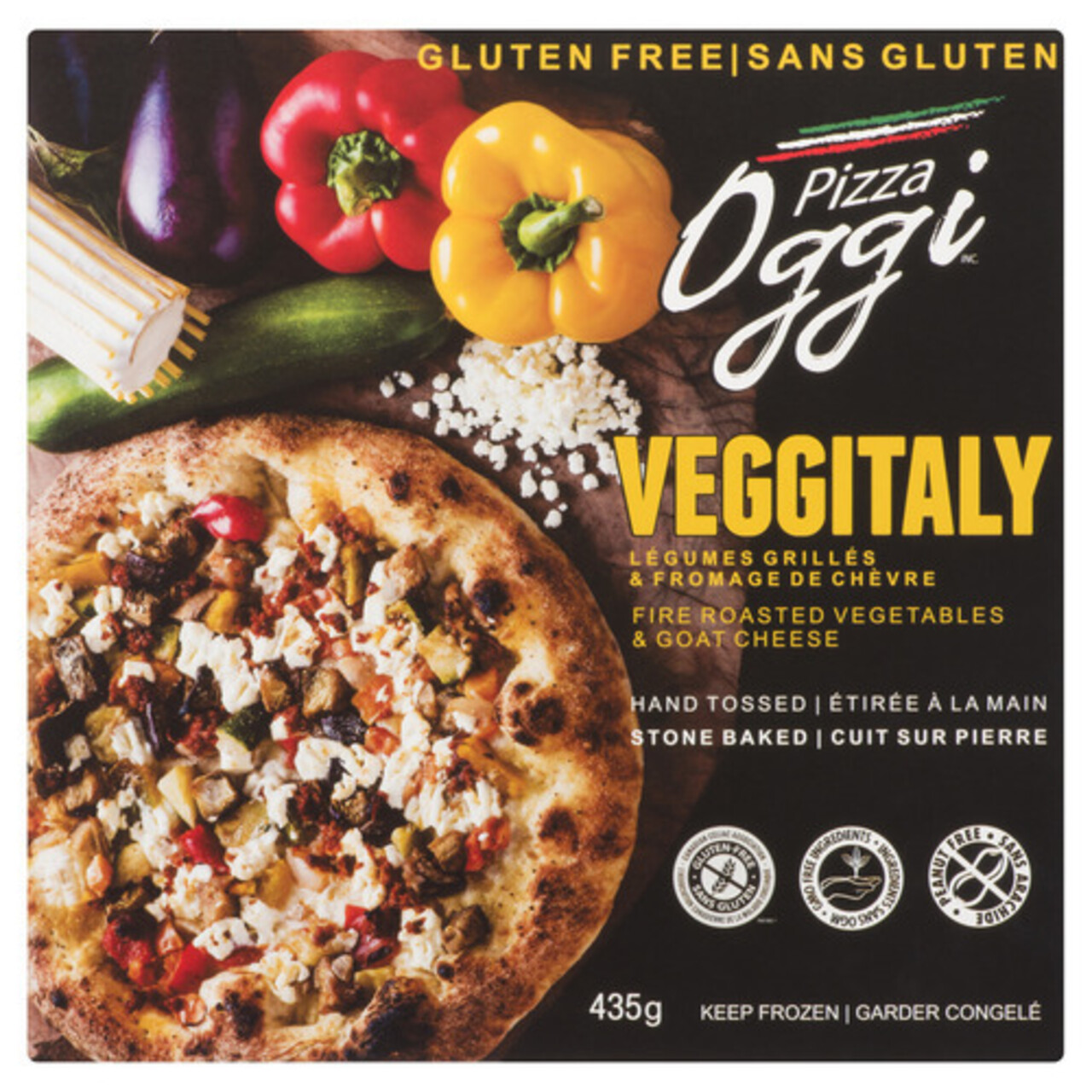 Pizza Oggi Gluten-Free Frozen Pizza Veggitaly 435 g - Voilà Online ...
