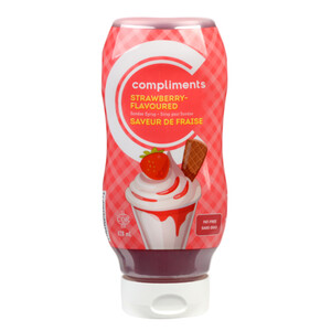 Compliments Sundae Syrup Strawberry 428 ml - Voilà Online Groceries ...