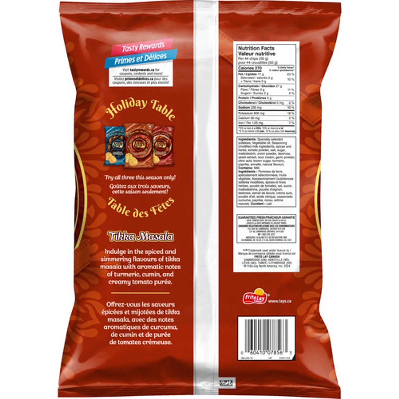 Lay’s Potato Chips Tikka Masala Flavoured 220 g - Voilà Online ...