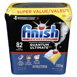 Finish Ultimate Dishwasher Detergent Tabs Lemon 82 Count - Voilà Online ...