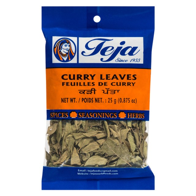 Teja Curry Leaves 25 g - Voilà Online Groceries & Offers