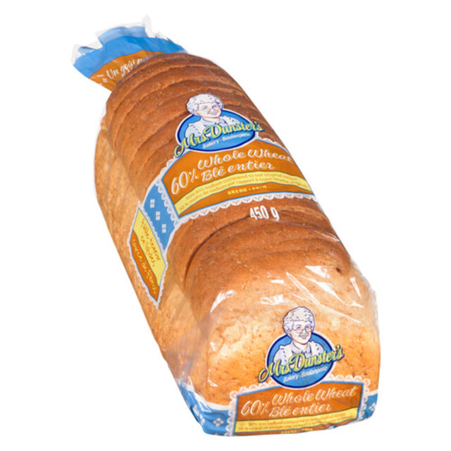 Mrs Dunster 60% Whole Wheat Bread 450 g - Voilà Online Groceries & Offers