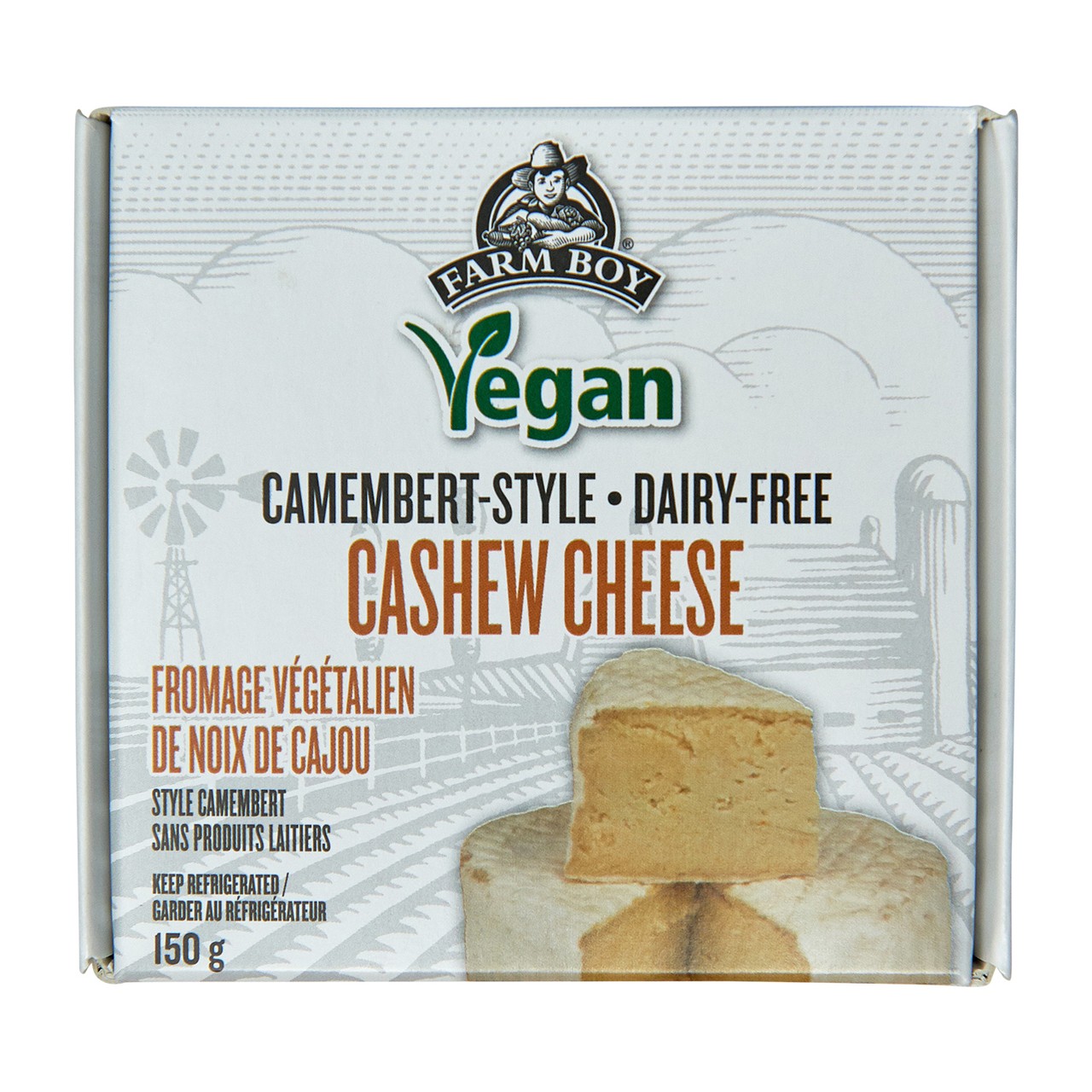 Farm Boy Camembert Style Cashew Cheese 150 g - Voilà Online Groceries ...