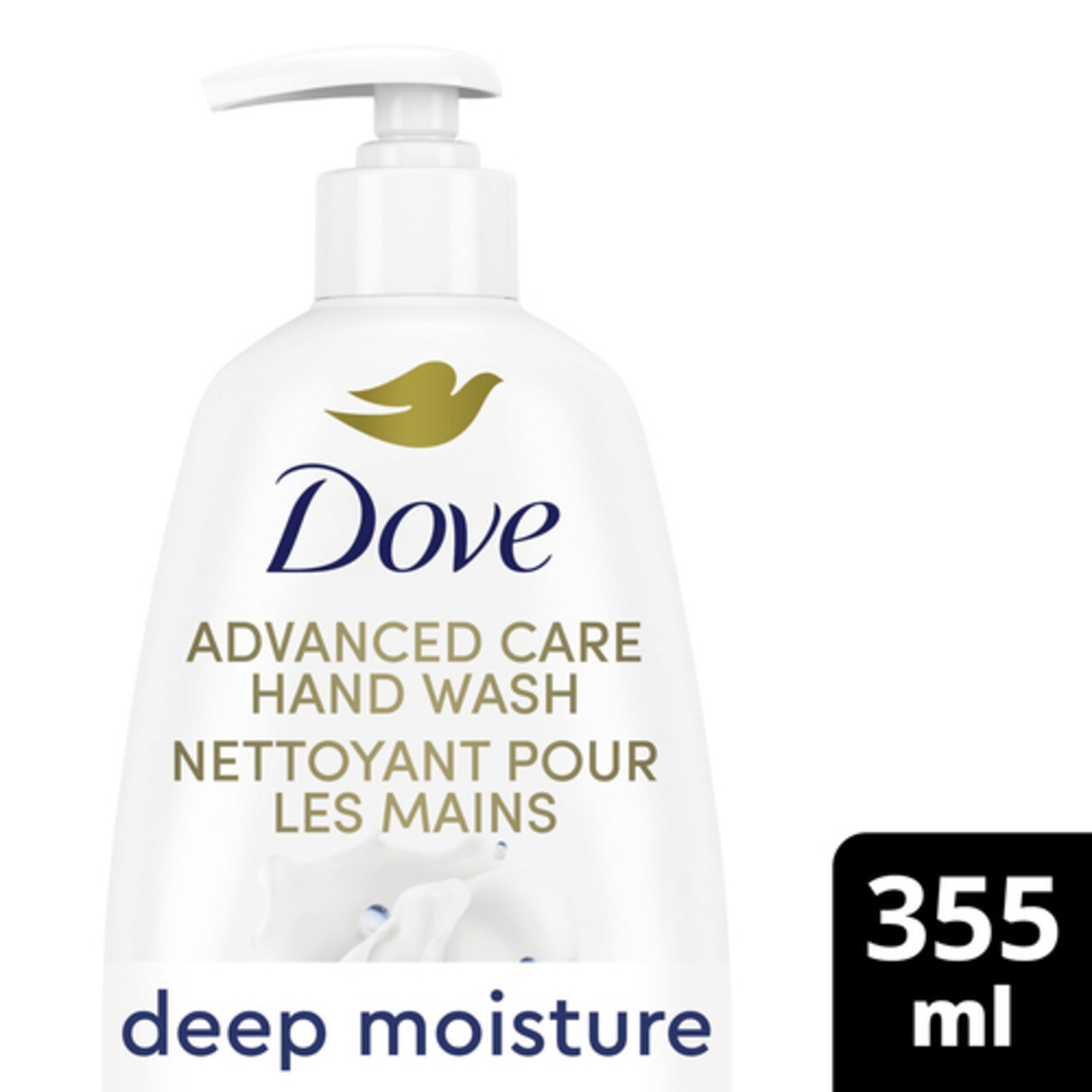Dove Advanced Care Deep Moisture Hand Wash Smooth Skin For Soft 355 ml ...