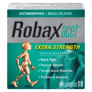 Robaxacet Pain Relief Extra Strength Caplets 18 Count - Voilà Online ...