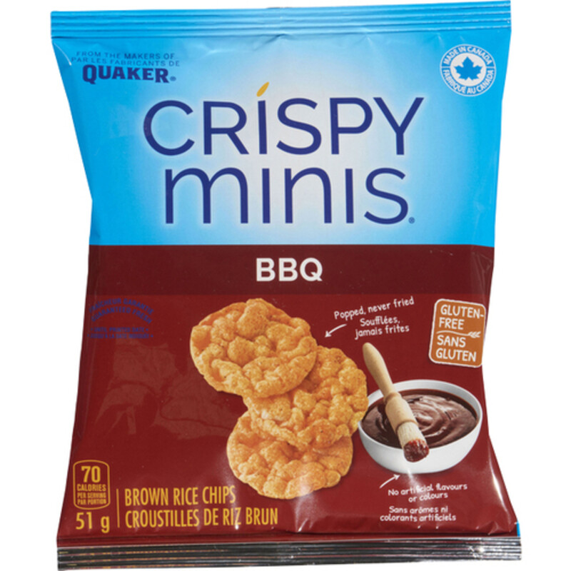 Quaker Rice Chips BBQ 51 g - Voilà Online Groceries & Offers