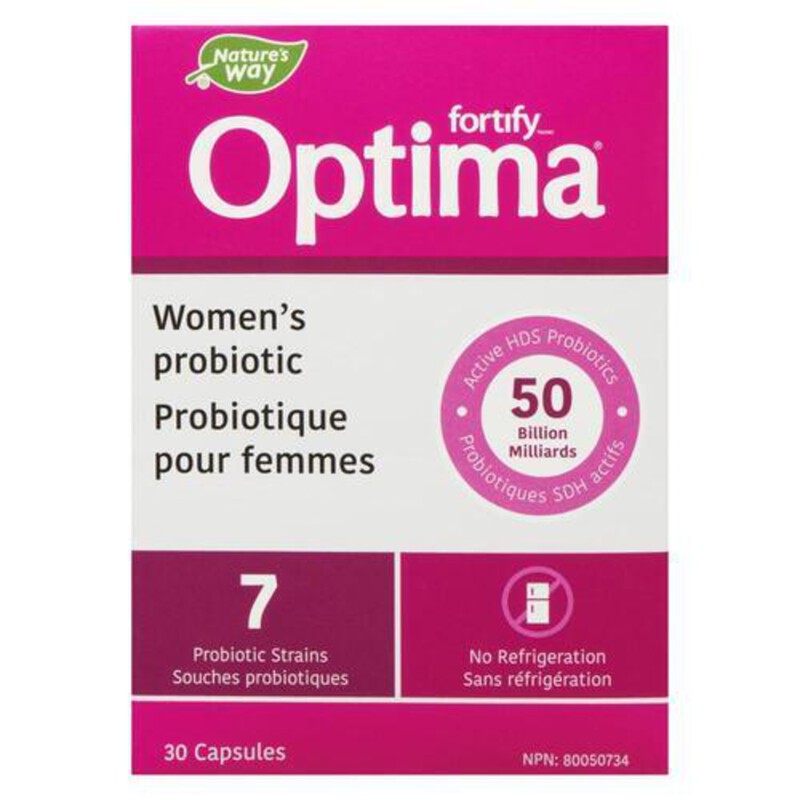 Nature's Way Fortify Optima Women's Probiotic Capsules 30 Count - Voilà ...