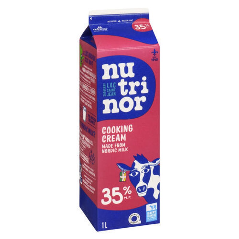 Nutrinor 35% Cooking Cream 1 L - Voilà Online Groceries & Offers