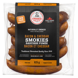 Drake Meats Smokies Bacon & Cheddar 825 g - Voilà Online Groceries & Offers