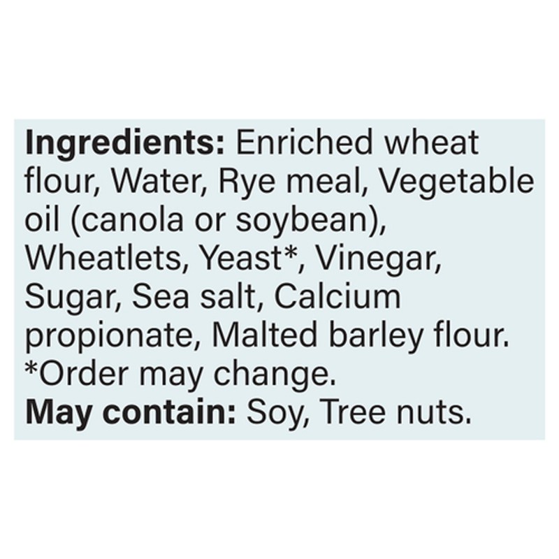 Natural Bakery Canadian Rye Bread 500 g - Voilà Online Groceries & Offers