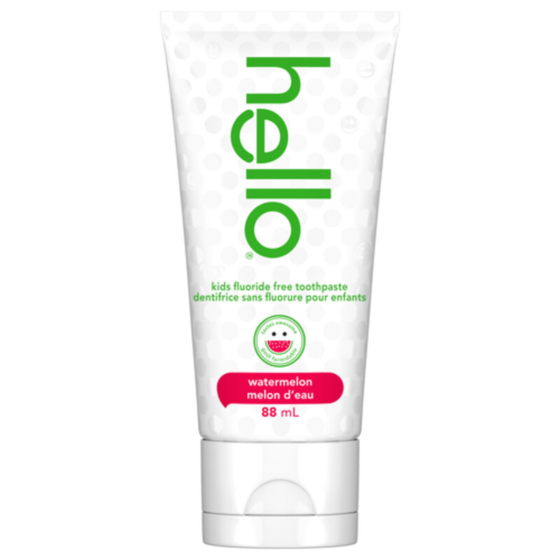 Hello Kids Toothpaste Fluoride Free Watermelon 88 ml - Voilà Online ...