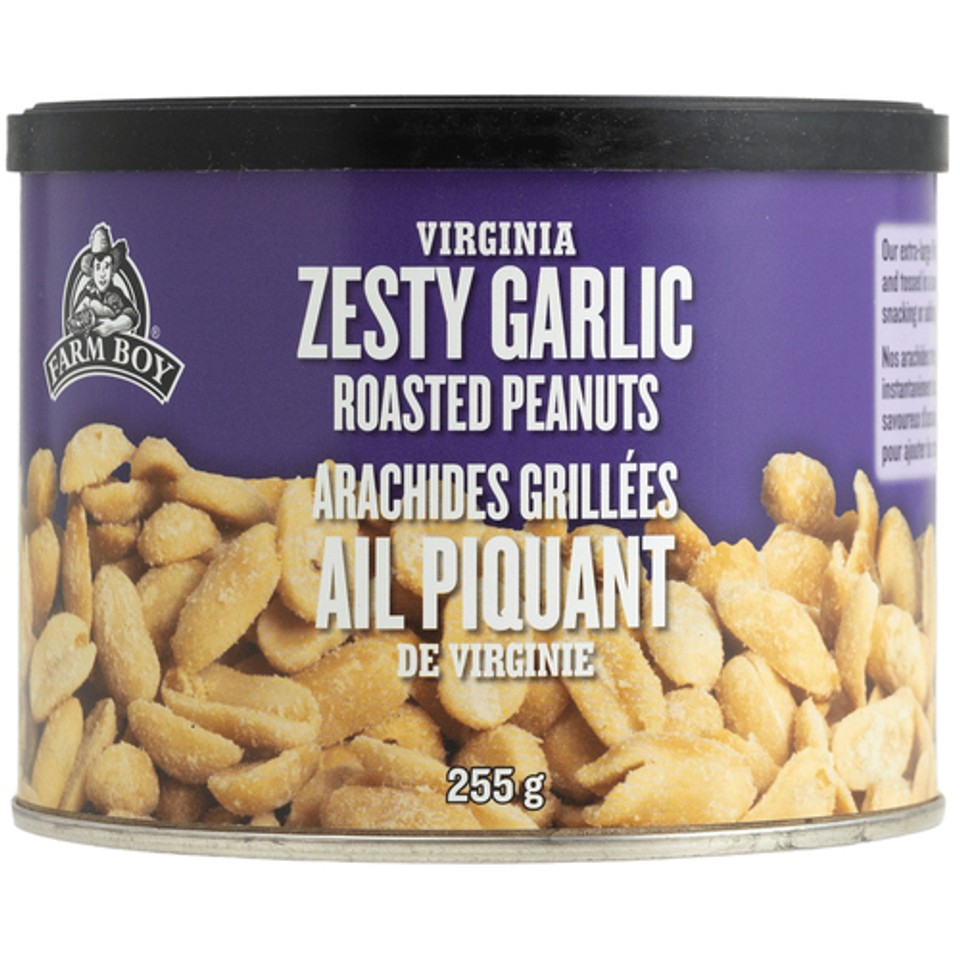 Farm Boy Virginia Roasted Peanuts Zesty Garlic 255 g - Voilà Online ...