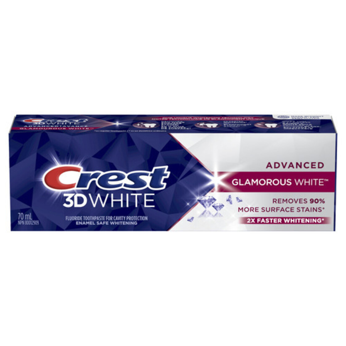 Crest 3D White Advanced Toothpaste Glamorous White 70 ml - Voilà Online ...
