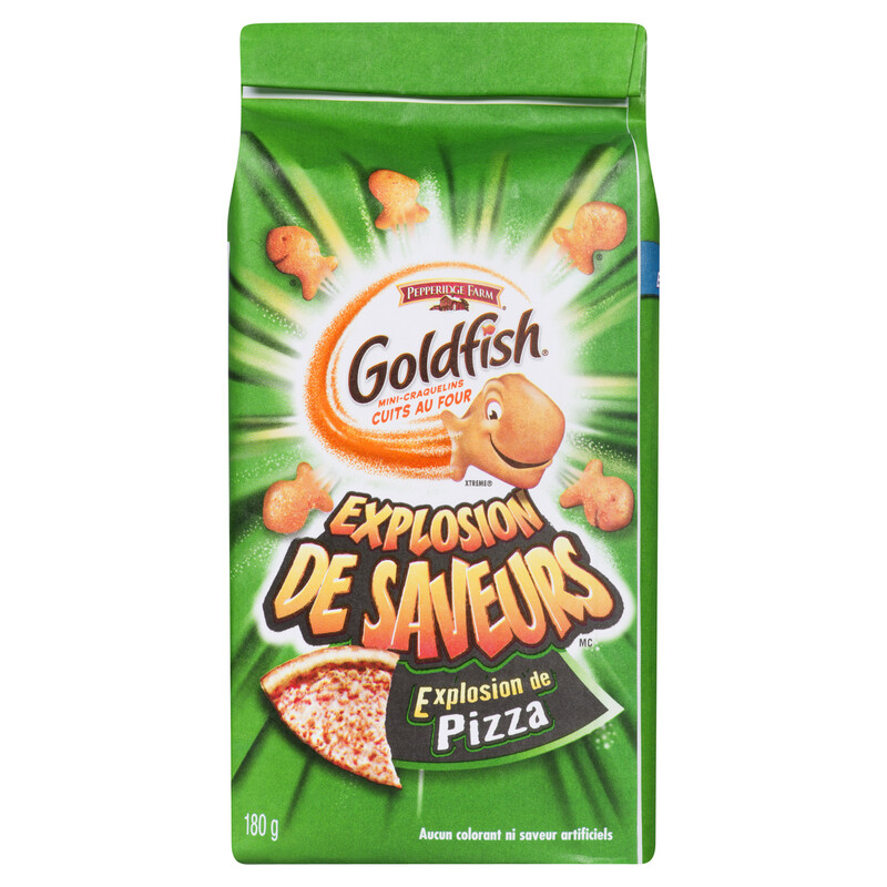 Pepperidge Farm Goldfish Crackers Blasted Explosive Pizza 180 g - Voilà ...