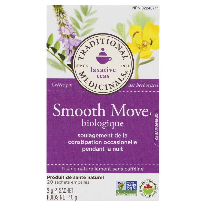 Traditional Medicinals Organic Herbal Tea Smooth Move 20 EA - Voilà ...