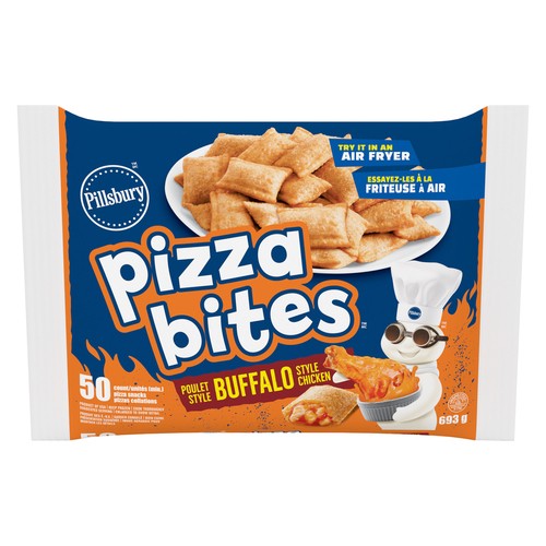 Pillsbury Pizza Bites Buffalo Style Chicken Frozen Pizza Snacks 50 ...