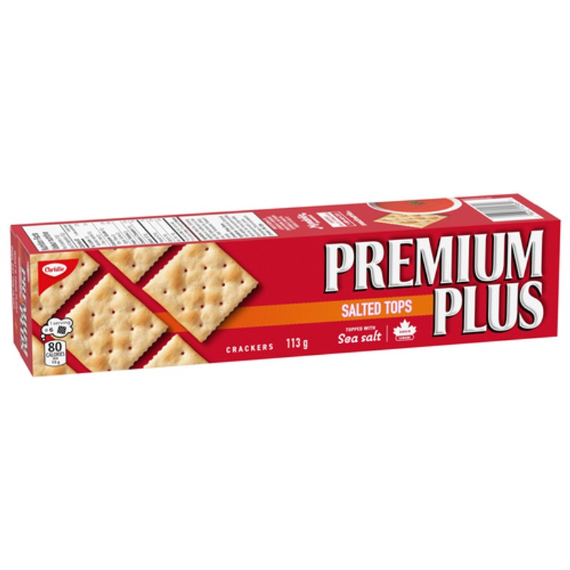 Premium Plus Salted Tops Soda Crackers 113 g - Voilà Online Groceries ...