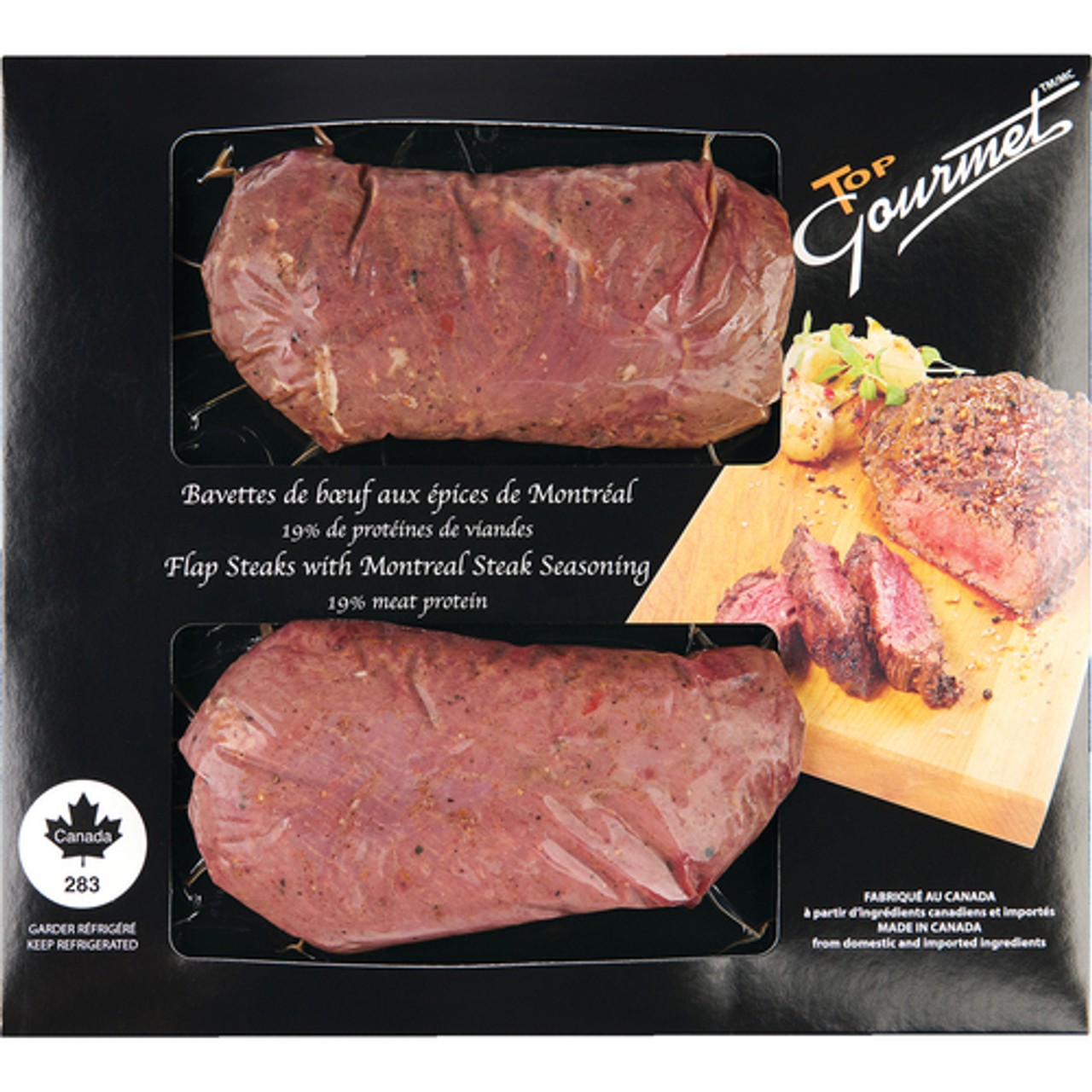 Top Gourmet Marinated Beef Flap Steak Montreal Steak Spice - Voilà ...