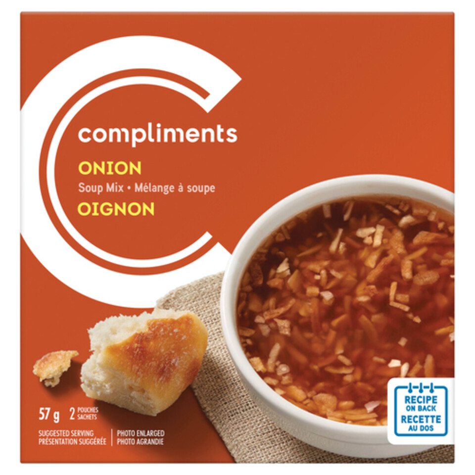 Compliments Dry Soup Mix Onion 57 g - Voilà Online Groceries & Offers