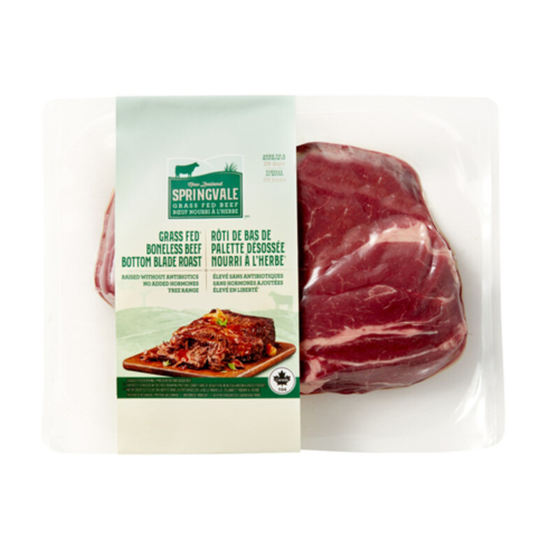Springvale Grass Fed Beef Blade Roast - Voilà Online Groceries & Offers
