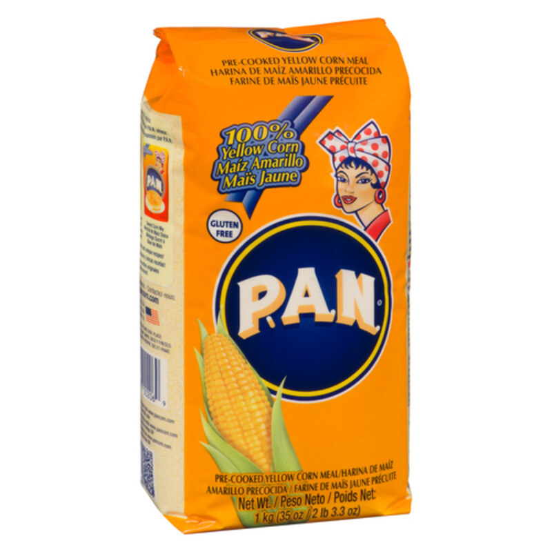 P.A.N. Gluten-Free Pre-Cooked Yellow Corn Meal 1 kg - Voilà Online ...