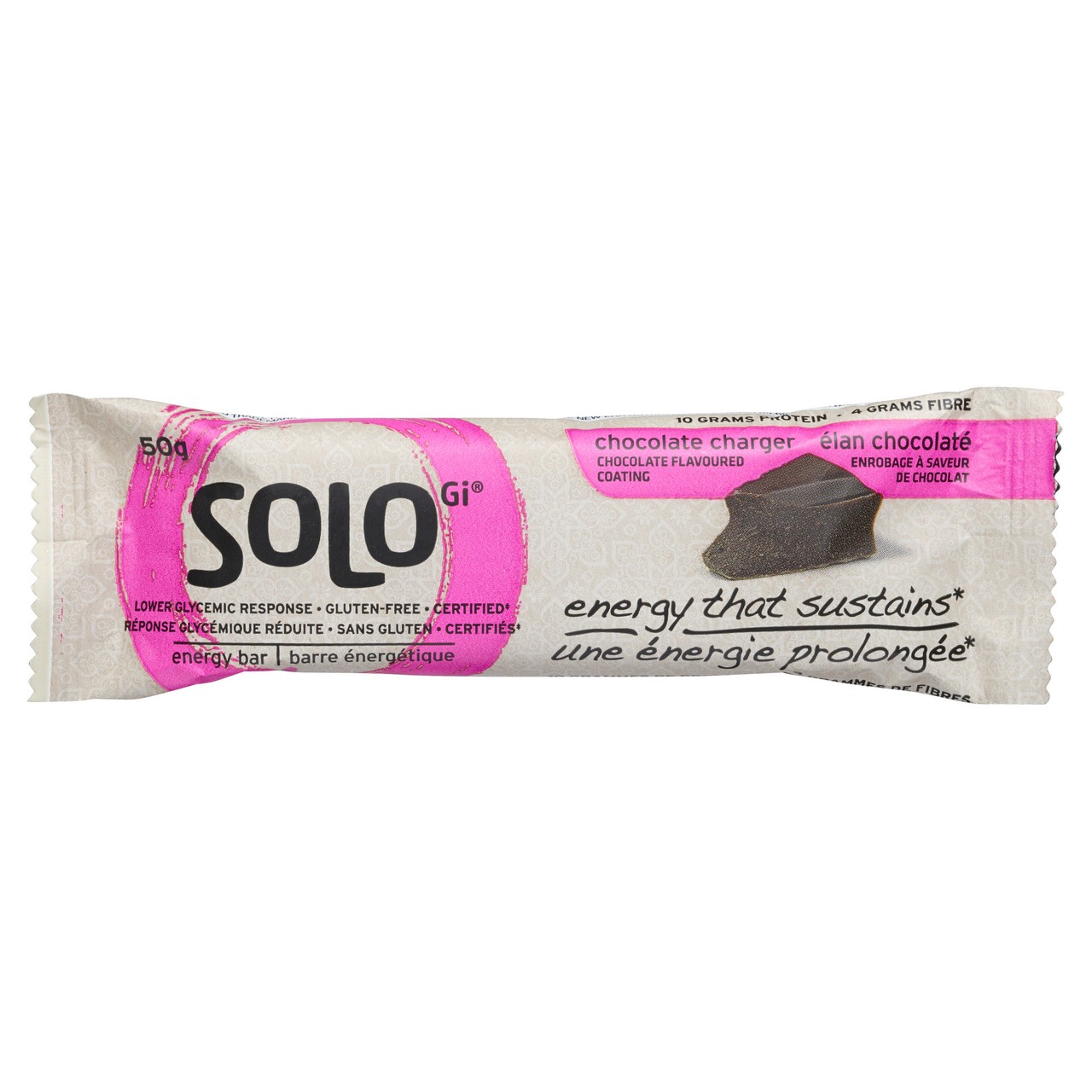 Solo GI Chocolate Energy Bar 50 g - Voilà Online Groceries & Offers