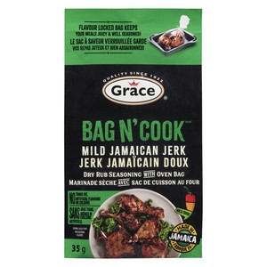 Grace Bag N'Cook Dry Rub Seasoning Mild Jamaican Jerk 35 g - Voilà ...